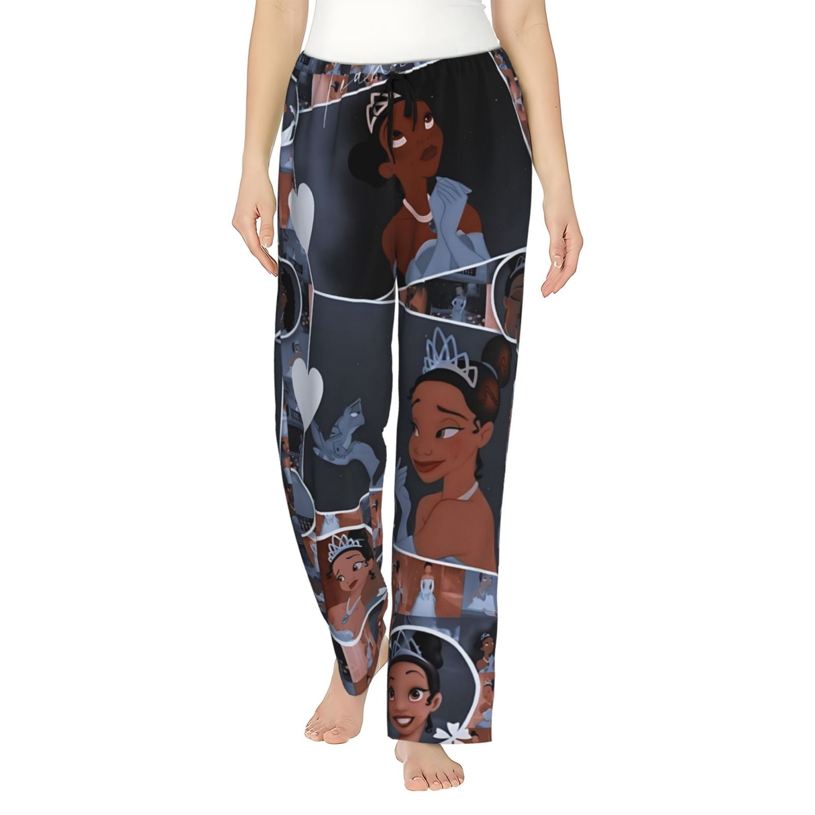 Womens Princess Fro-g Pajama Pants Lounge Pants Super Soft Pajama ...