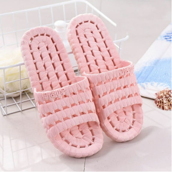 Womens Quick-Dry Shower Slides, Waterproof Pool Sandals with Drain ...