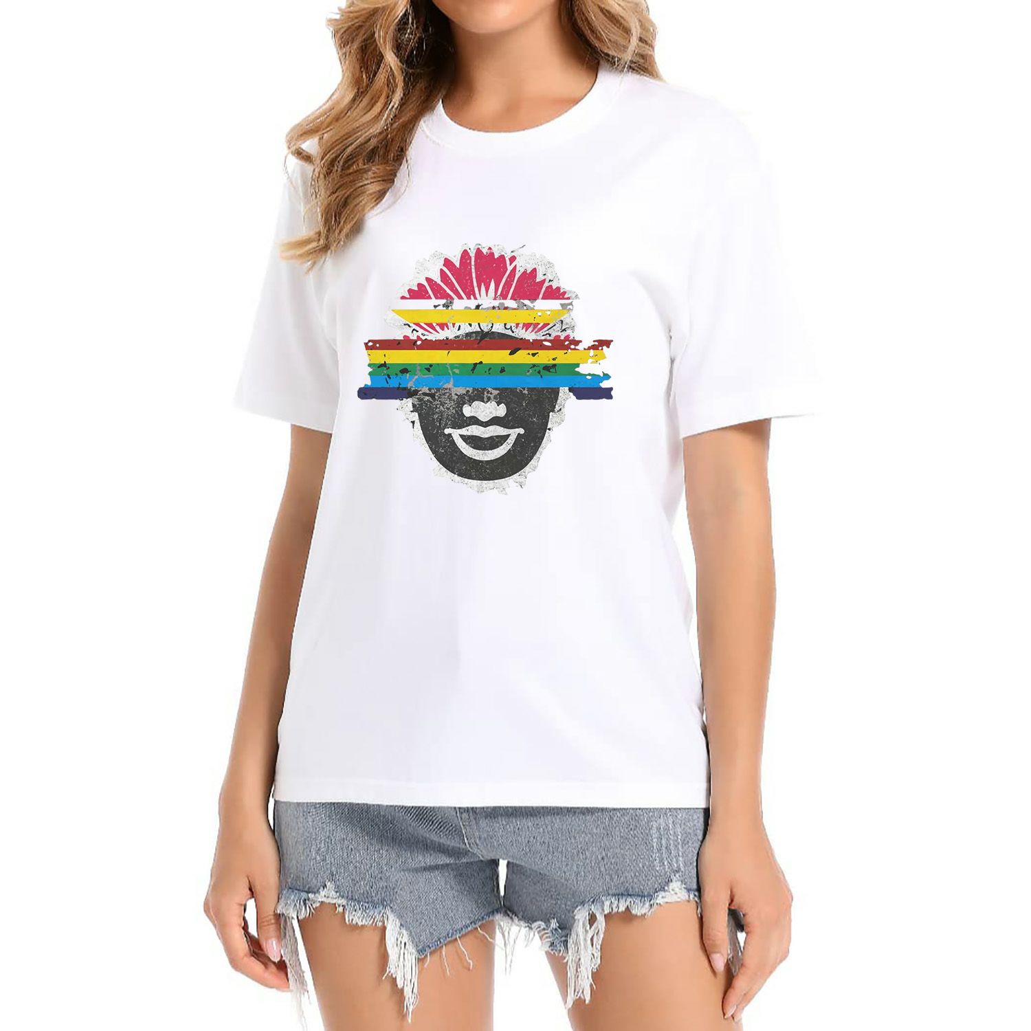 Womens Rainbow Second Grade Dream Team Teacher First Day Of School T ...