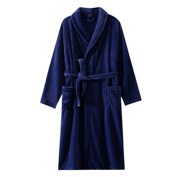 Womens Robes Plush Soft Warm Fleece Sherpa Shaggy Bathrobe Long Comfy ...