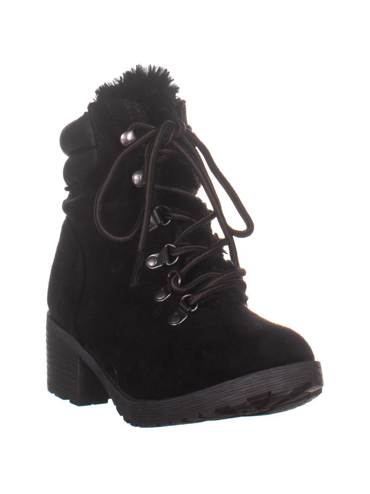Womens Rock & Candy Saydie Lace Up Ankle Boots, Black - Walmart.com