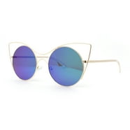 SA106 Summer Color Gradient Lens Circle Lens Round Hippie Sunglasses ...