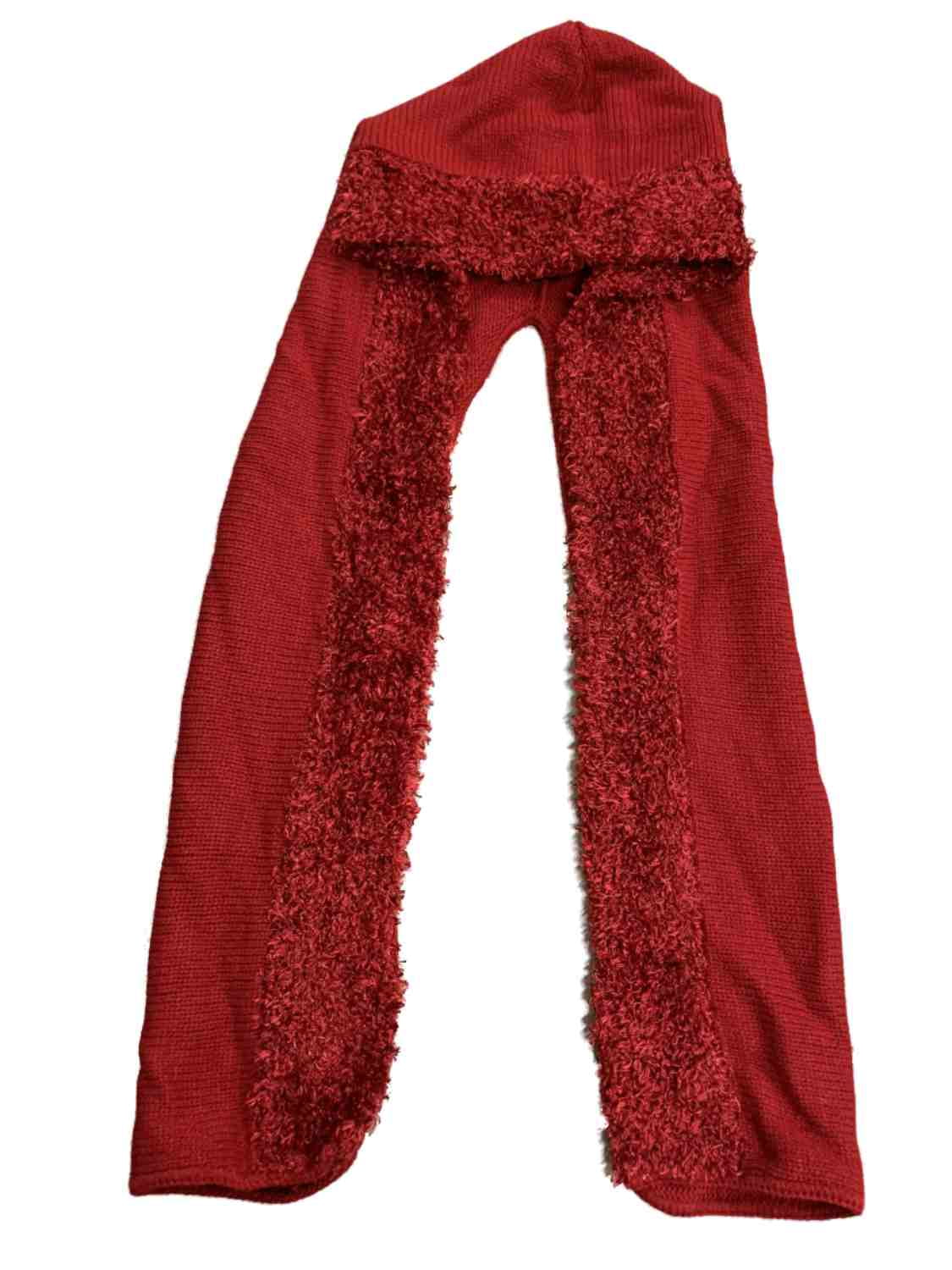 Womens Ruby Red Hood Wrap Scarf Hat Combo - Walmart.com