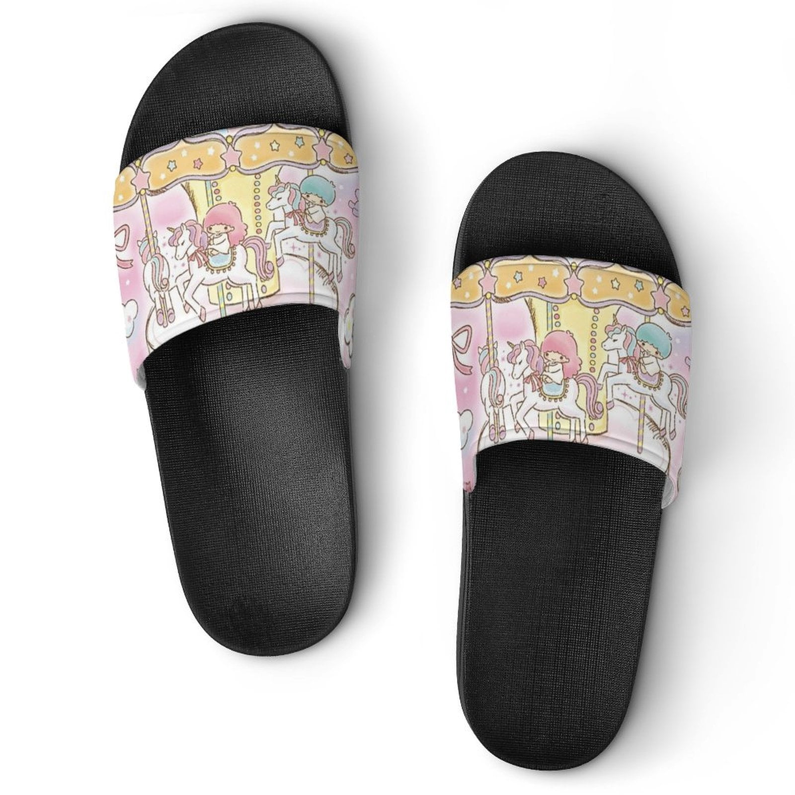 Womens Sandals,LittleTwinStars Ride A Carousel6095 Slide Sandals for ...