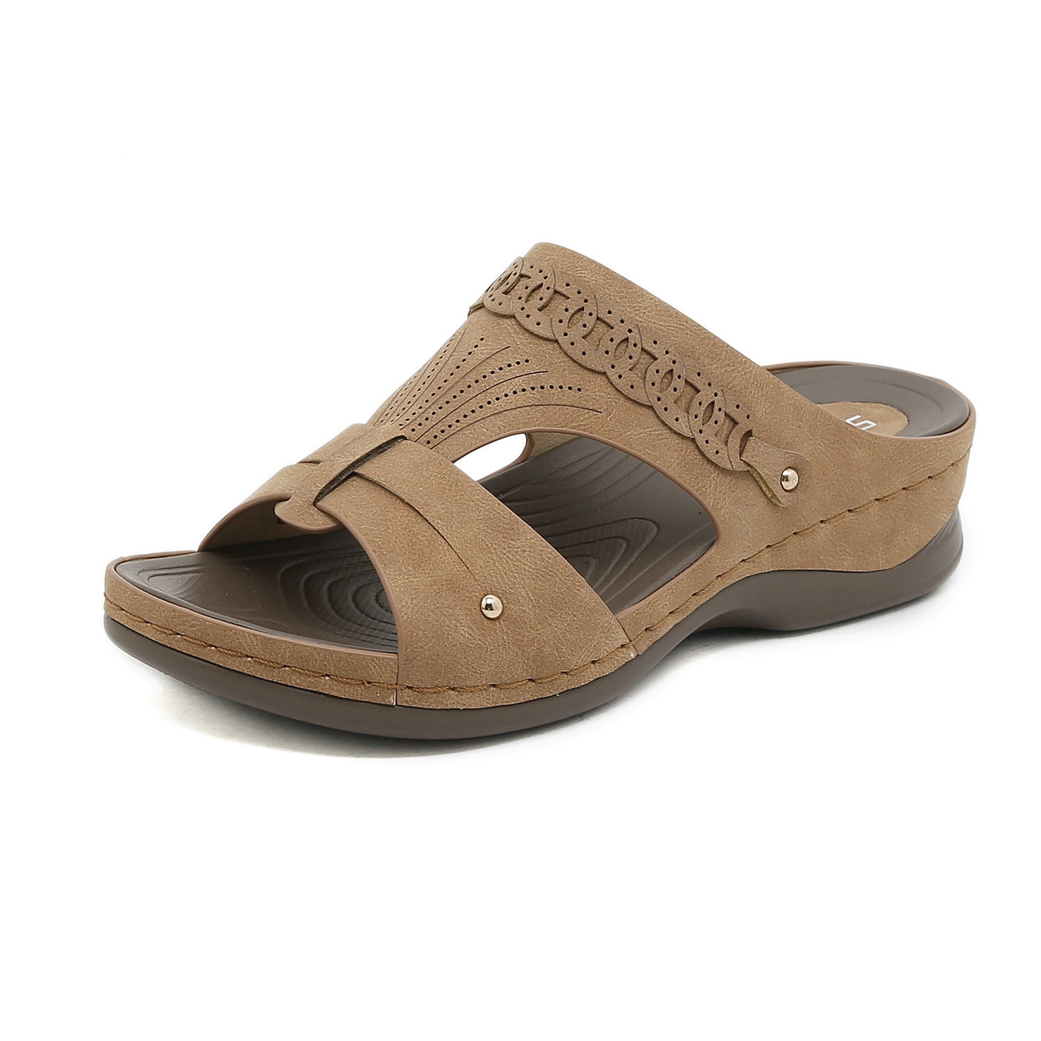 Womens Sandals Wedge for Women with Arch Support Summer Casual Wedge ...