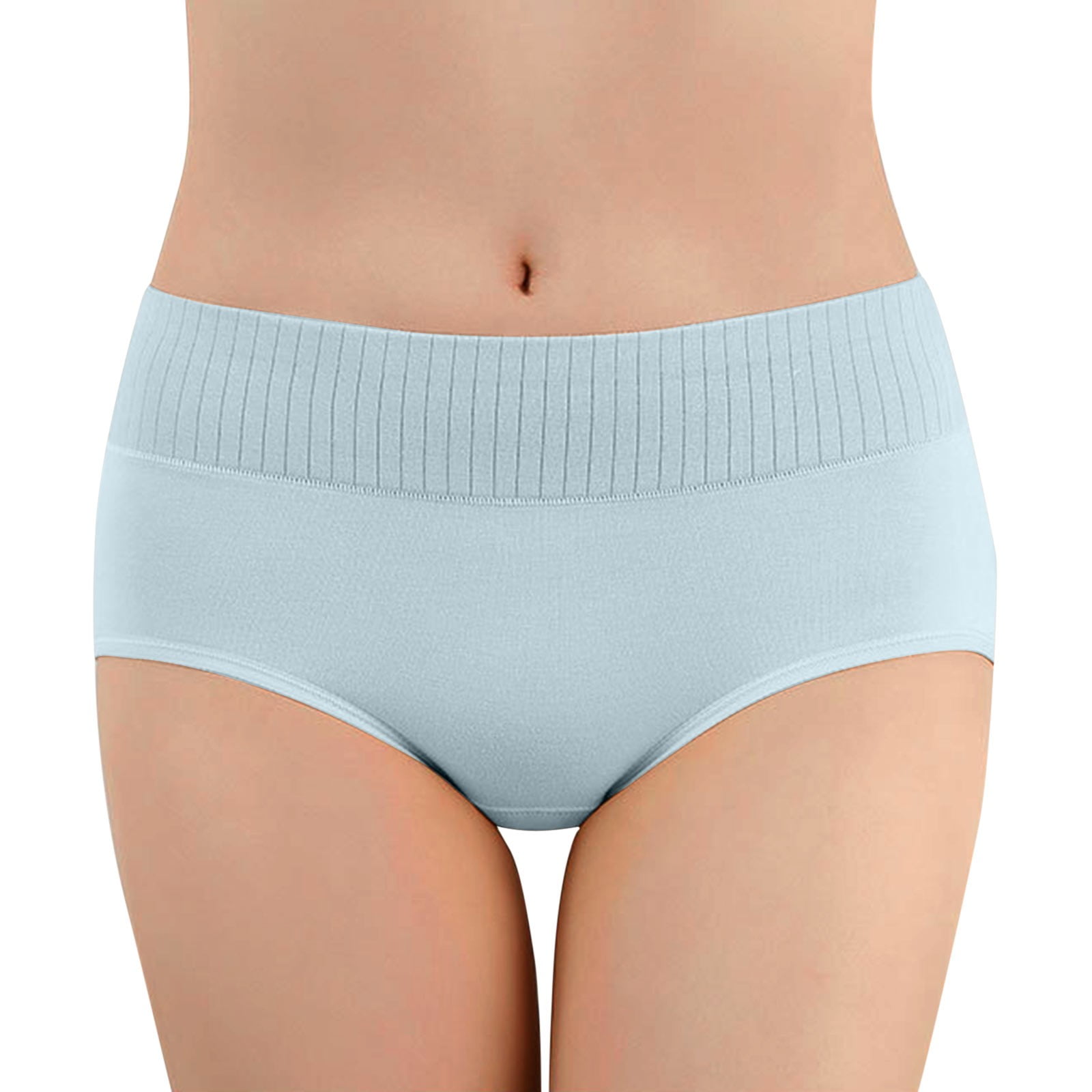 Womens Seamless Bikini Panties Soft Hipster Underwear Pure Cotton