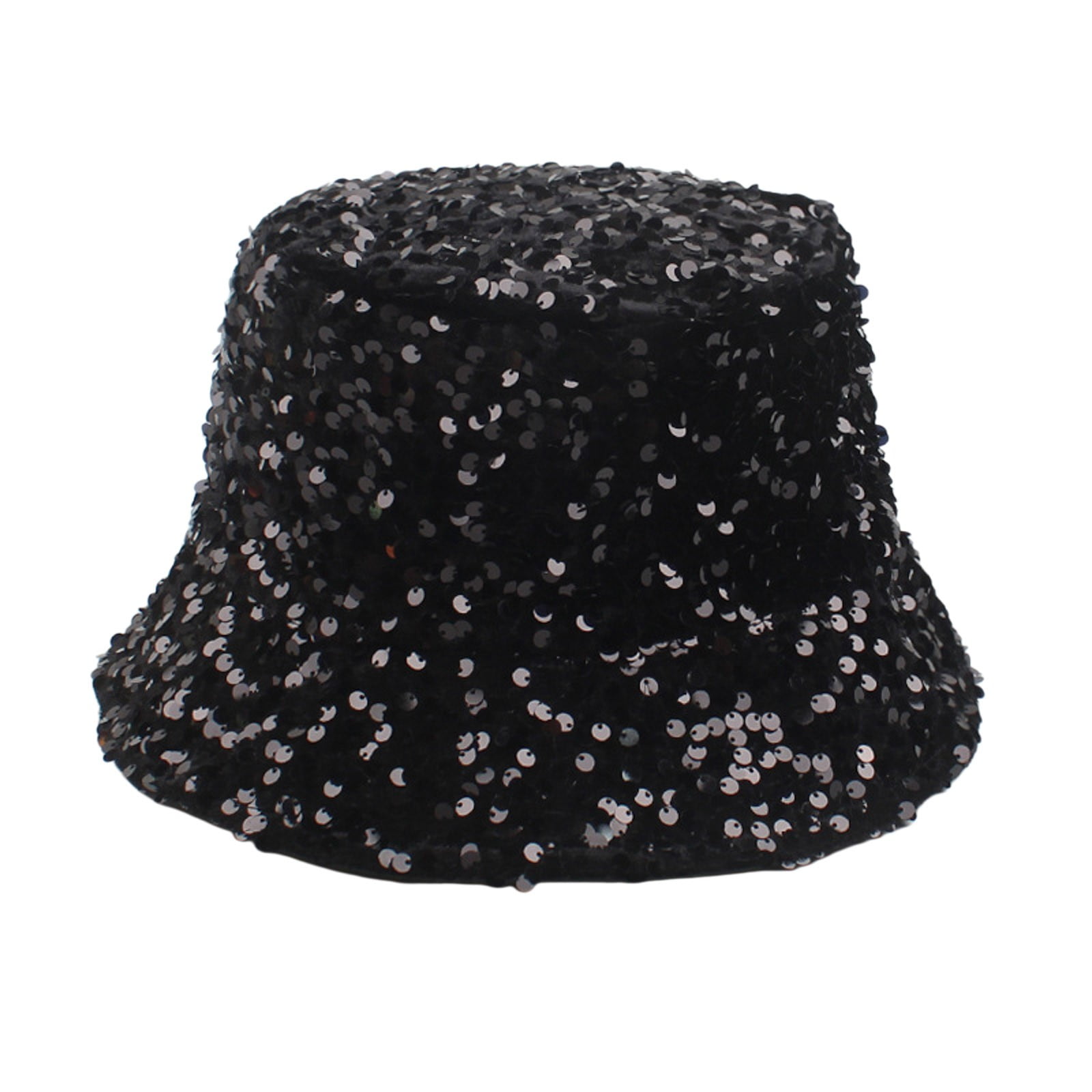Womens Sequin Bucket Hat Beach Sun Hats For Party Girls Teens Shiny ...