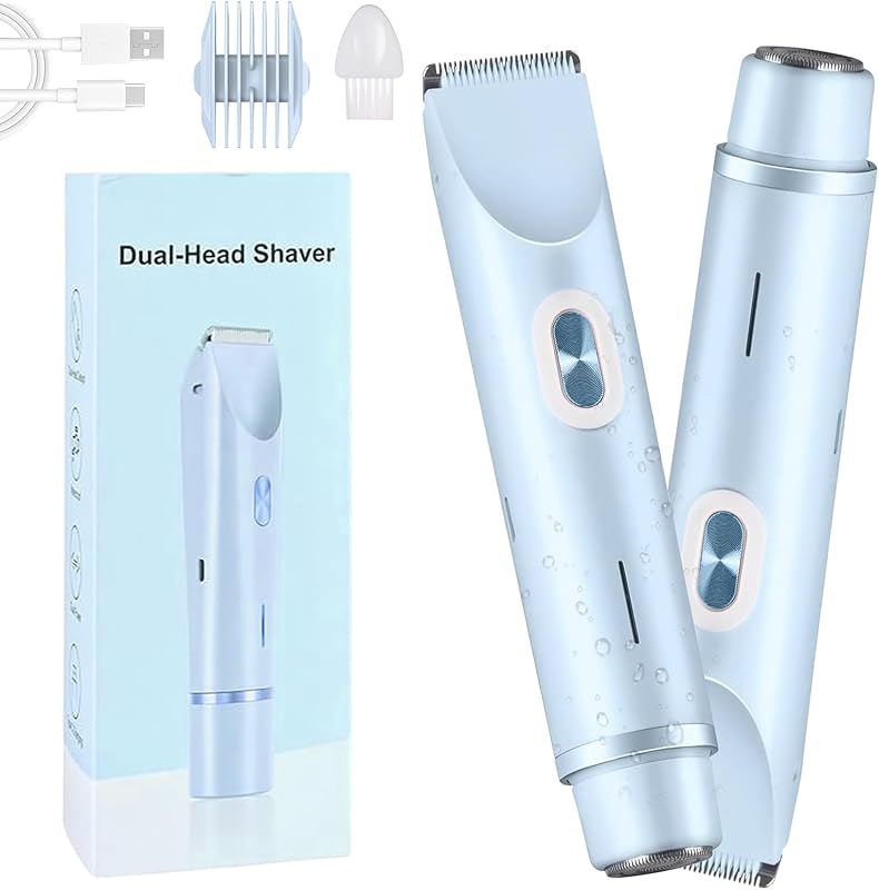 Womens Shaver 2 in 1,2025 New Razor & Shaver with Dual Ceramic Head ...