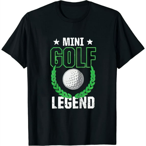 Womens Shirt Funny Mini Golf Legend Miniature Golfing Ball Putter ...