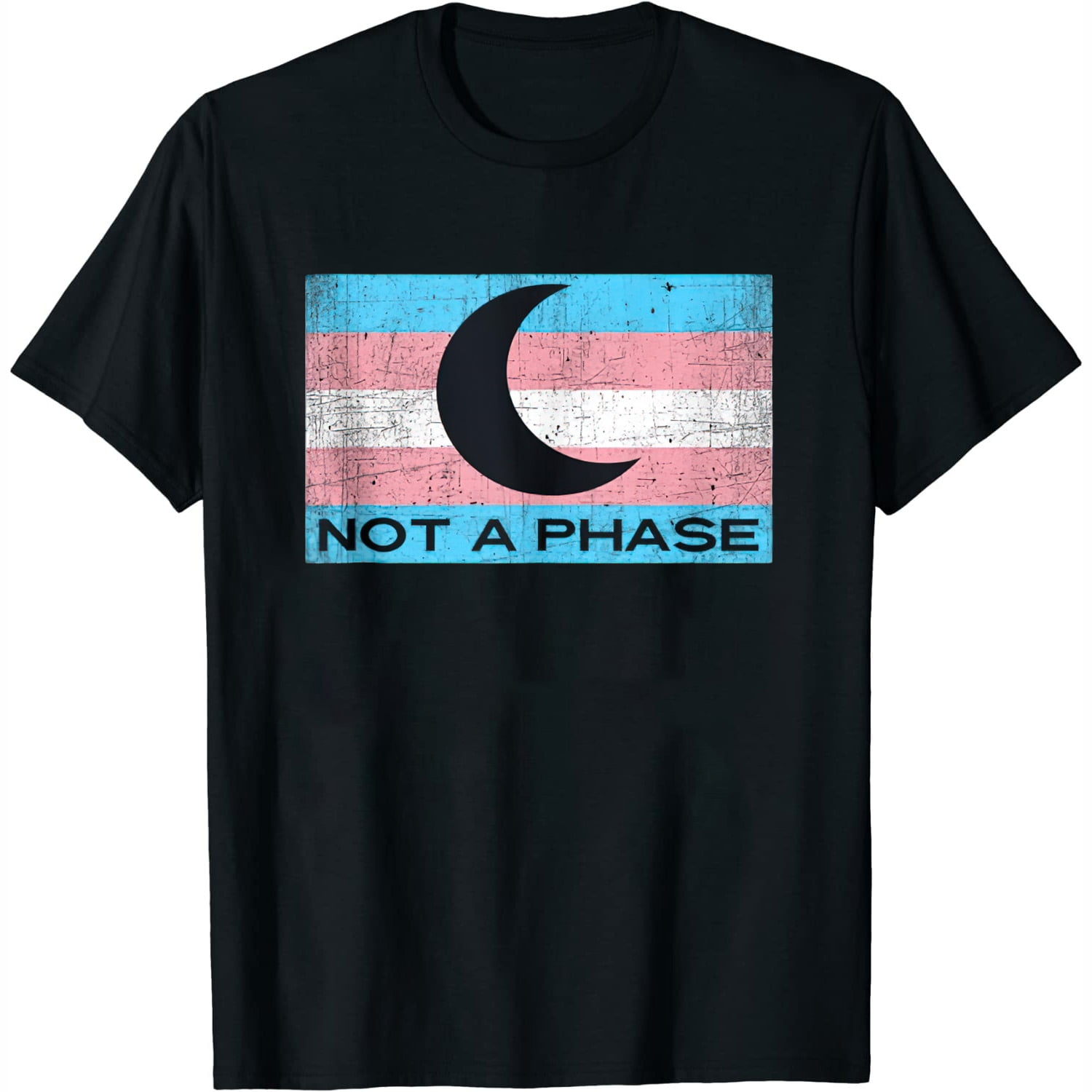Womens Shirt Transgender Pride Flag - Not A Phase Funny Moon Phase Tank ...