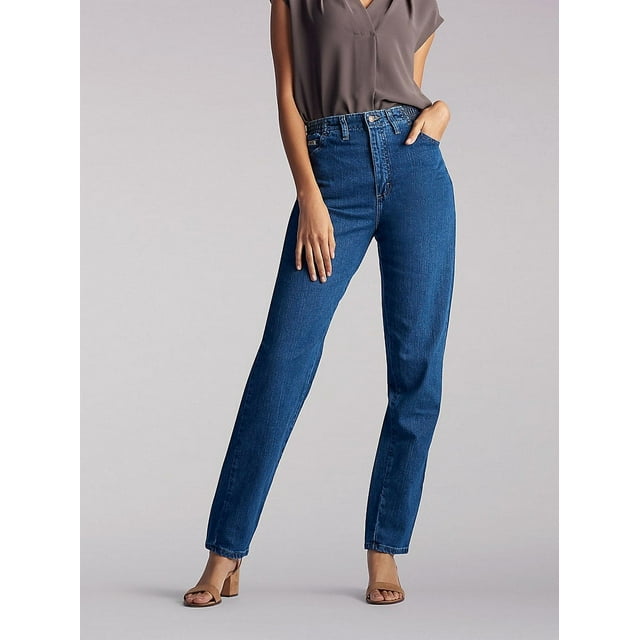 Womens Side Elastic Jean in Pepperstone - Walmart.com