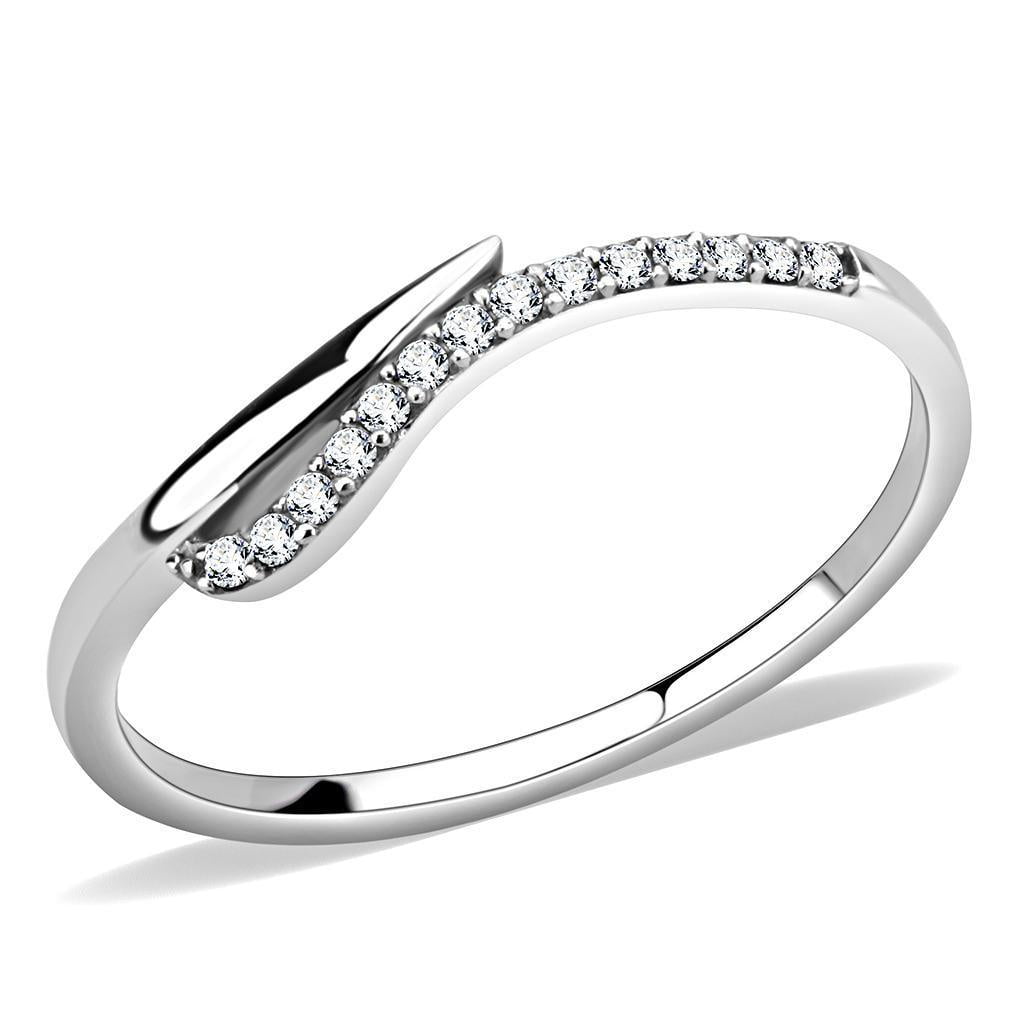 Womens Silver Rings High polished (no plating) 316L Stainless Steel ...