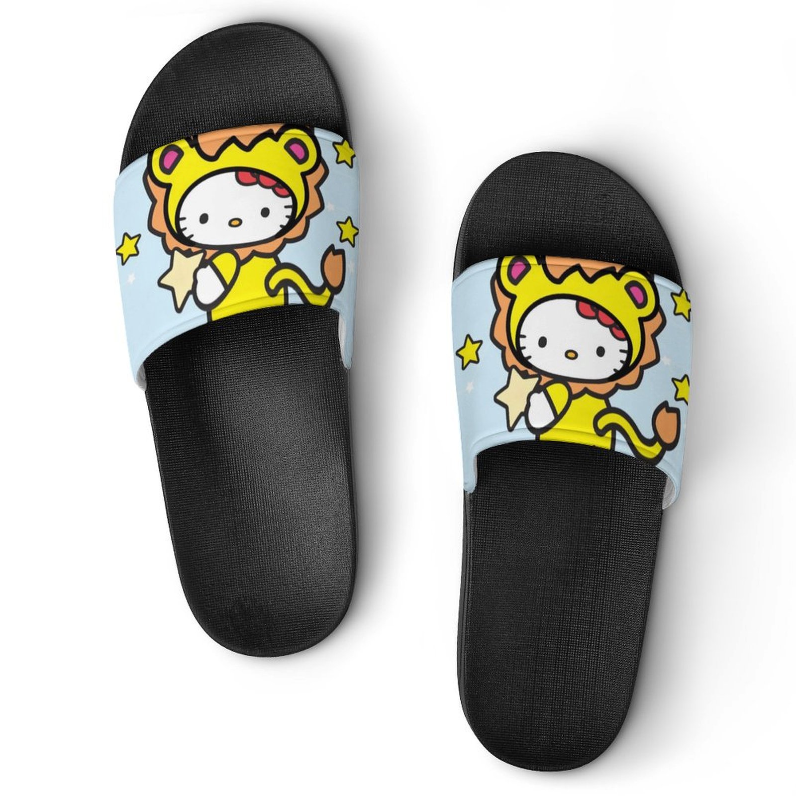 Womens Slippers,Leo Hello Kitty Slide Sandals for Women,Ultra Comfort ...