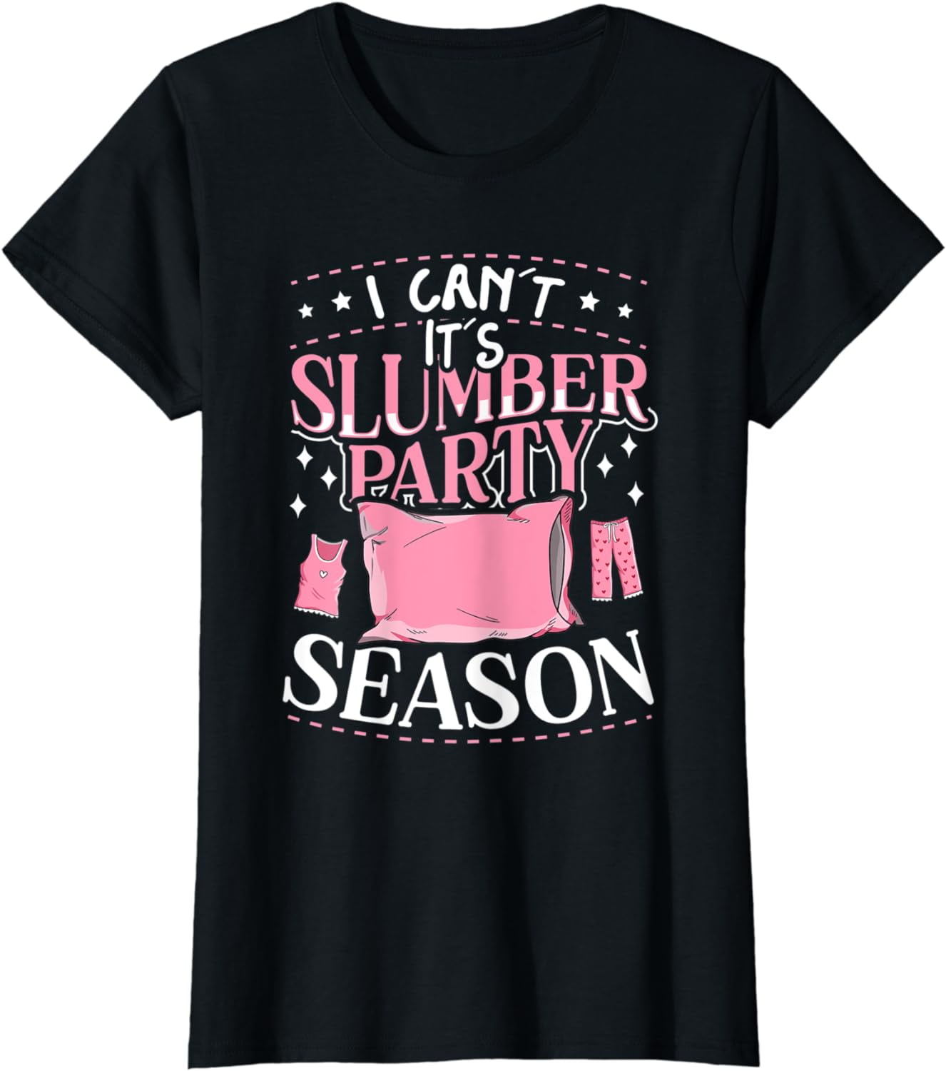 Womens Slumber Party Girl Squad Design for a Sleepover girl T-Shirt ...