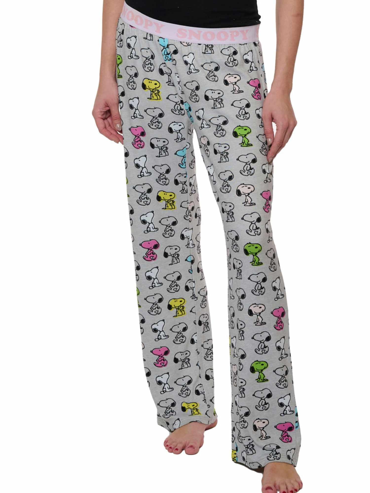 Womens Peanuts Snoopy Sleep Pants Loungewear Pajama Pants Ultra Soft ...