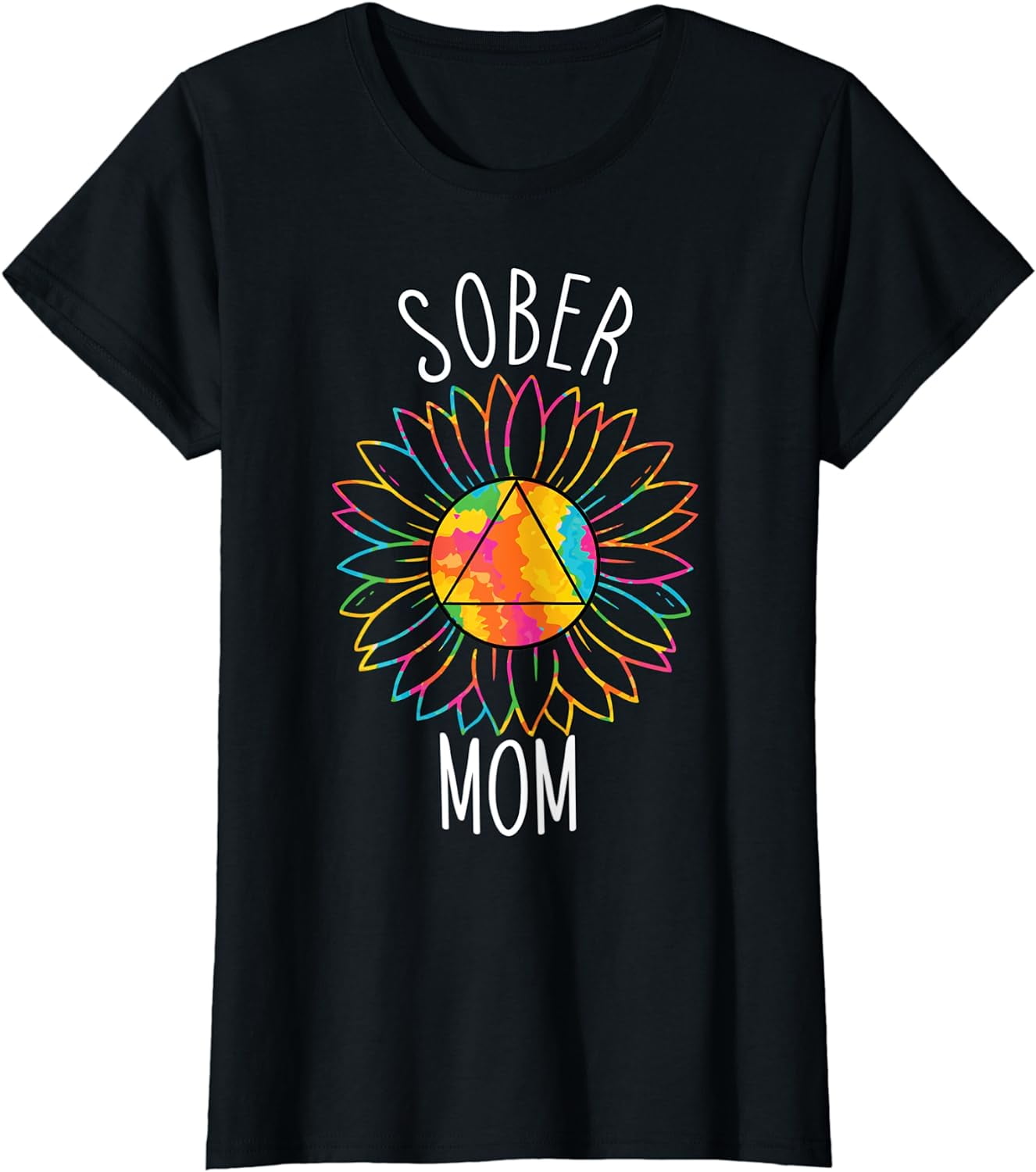 Womens Sober Mom Alcoholic Abstinence Mother AA Sobriety Recover T ...