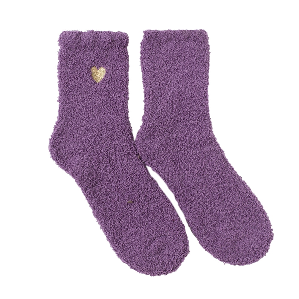 Womens Soft Fuzzy Socks Thick Winter Fluffy Socks Cozy Warm Socks Comfy ...