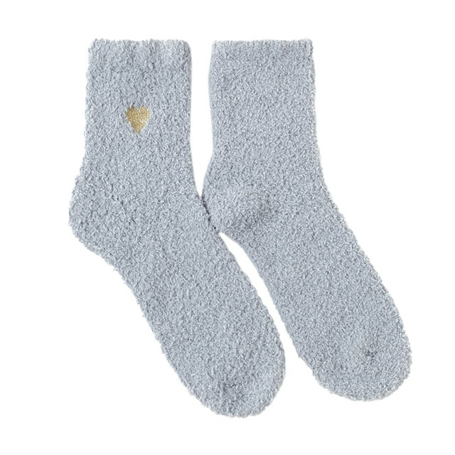 Womens Soft Fuzzy Socks Thick Winter Fluffy Socks Cozy Warm Socks Comfy ...