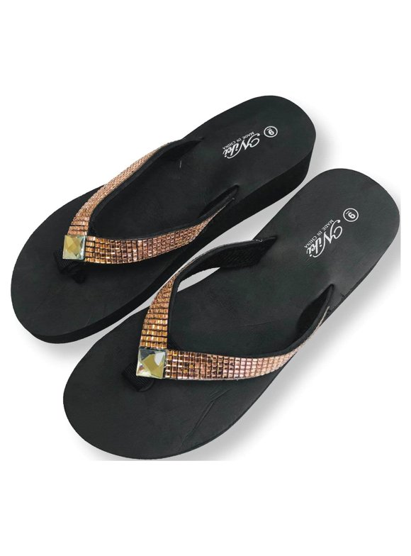 Rhinestone Flip Flops
