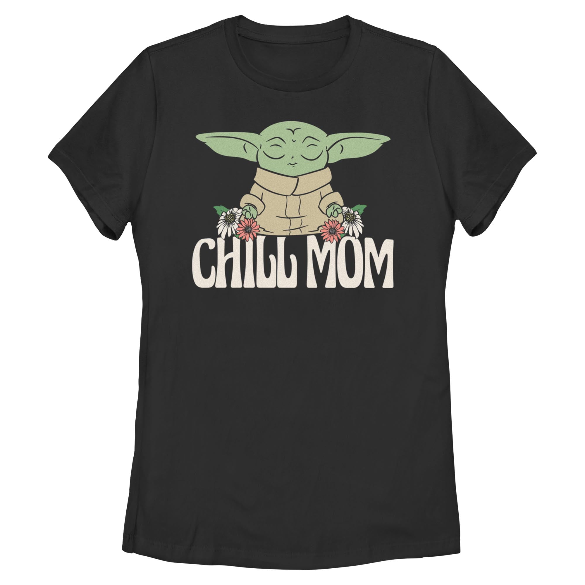 Womens Star Wars Grogu Chill Mom T Shirt - Walmart.com
