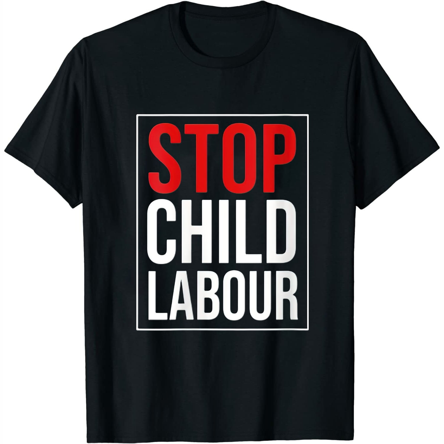 Womens Stop Child Labour World Day Against Child Labour 2024 Round-Neck ...