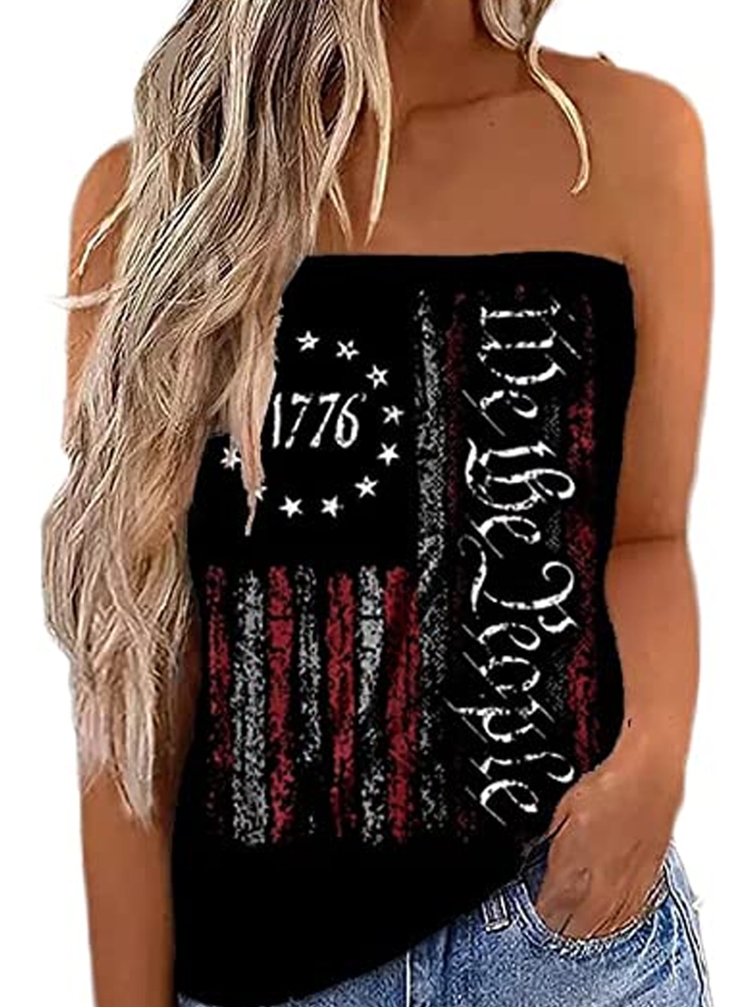 Womens Strapless Bandeau Boob Tube Tops Beach Off Shoulder Ruched T ...