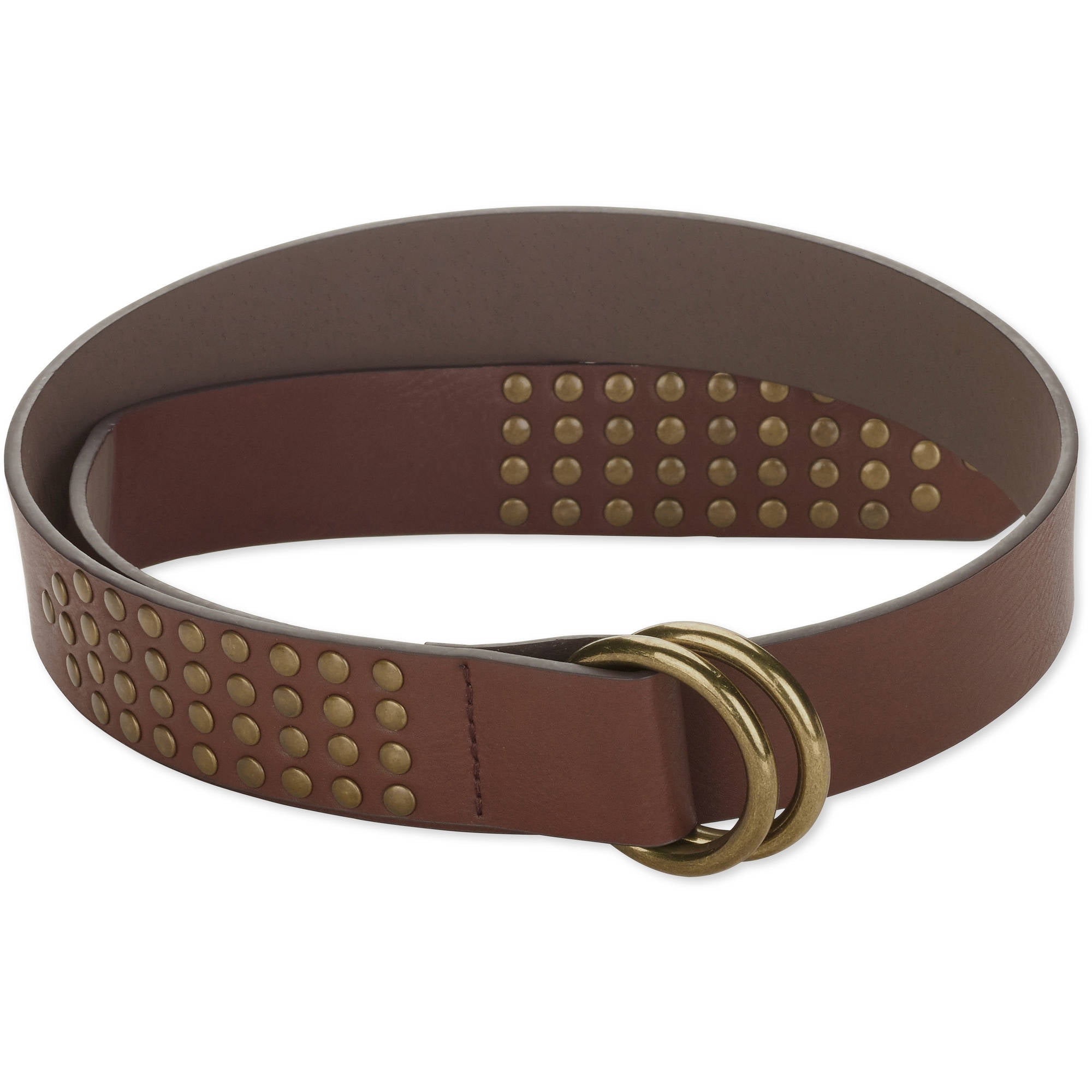 Womens Studded D Ring Belt - Walmart.com