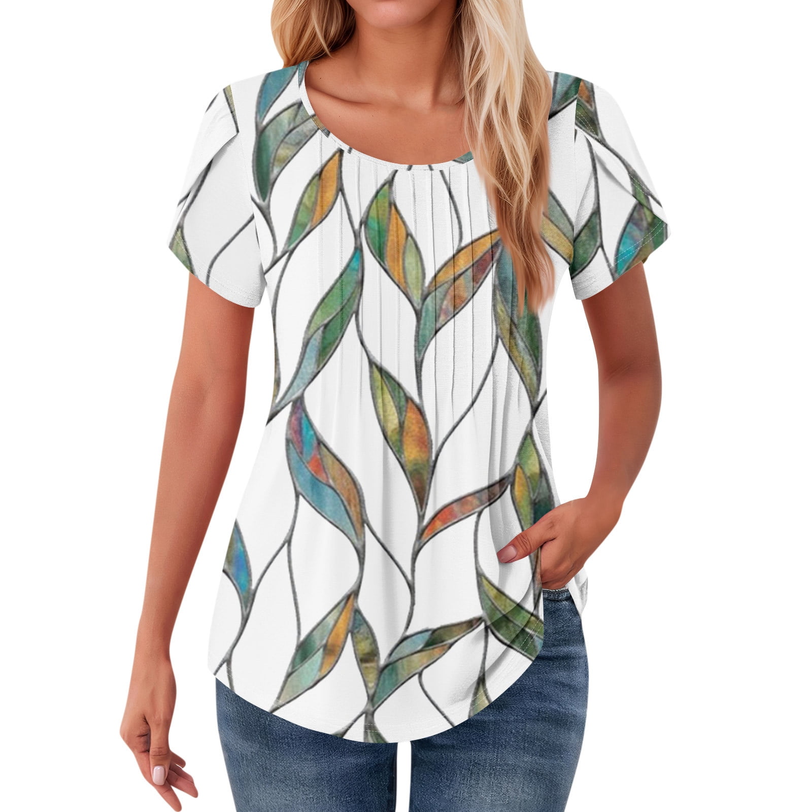 Womens Summer Boho Tops - Walmart.com