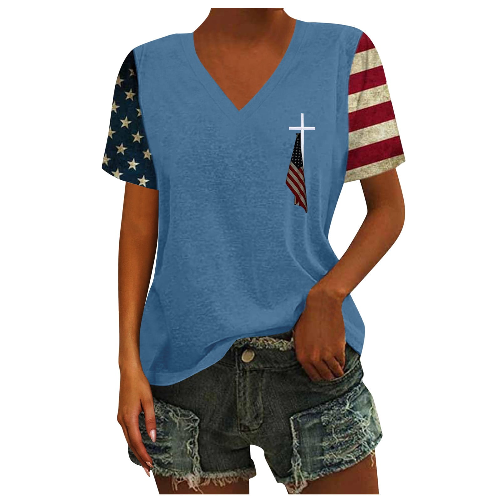 Womens Summer Tops Satin Blouse plus Running Shirts Women Loose Fit ...