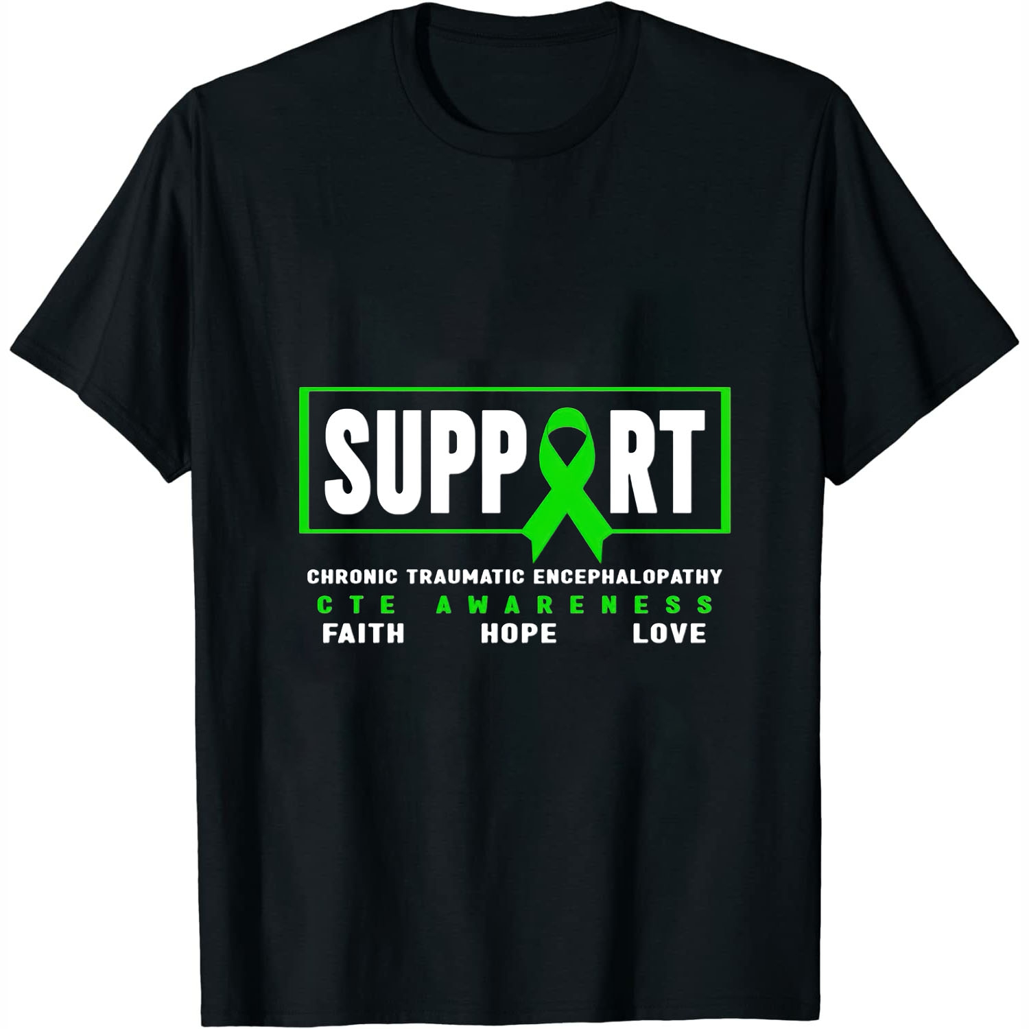 Womens Support Chronic Traumatic Encephalopathy - CTE Awareness T ...