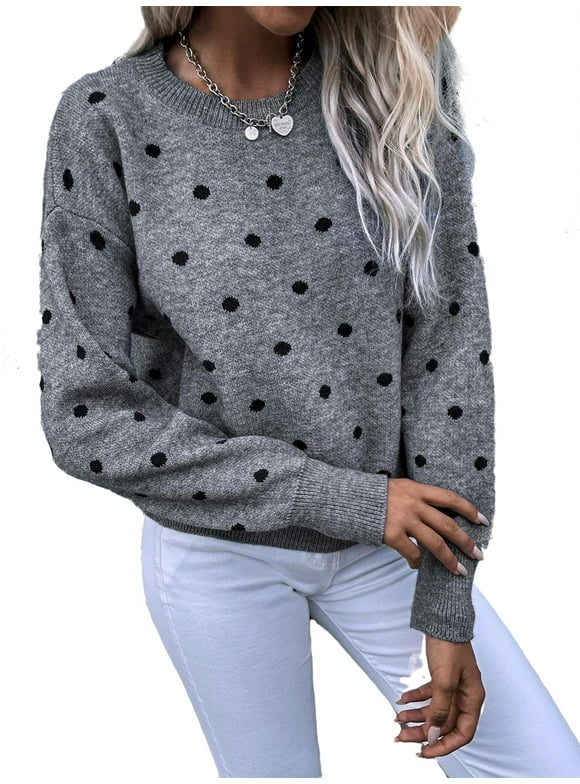 Women's Polka Dot Sweaters