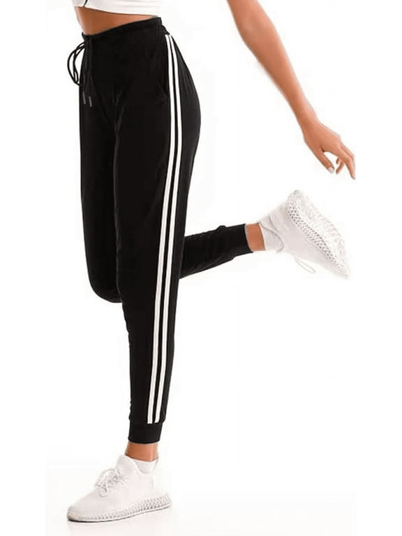 MLDRA Women's Joggers Sweatpants Yoga Pants with Zipper Pockets High ...