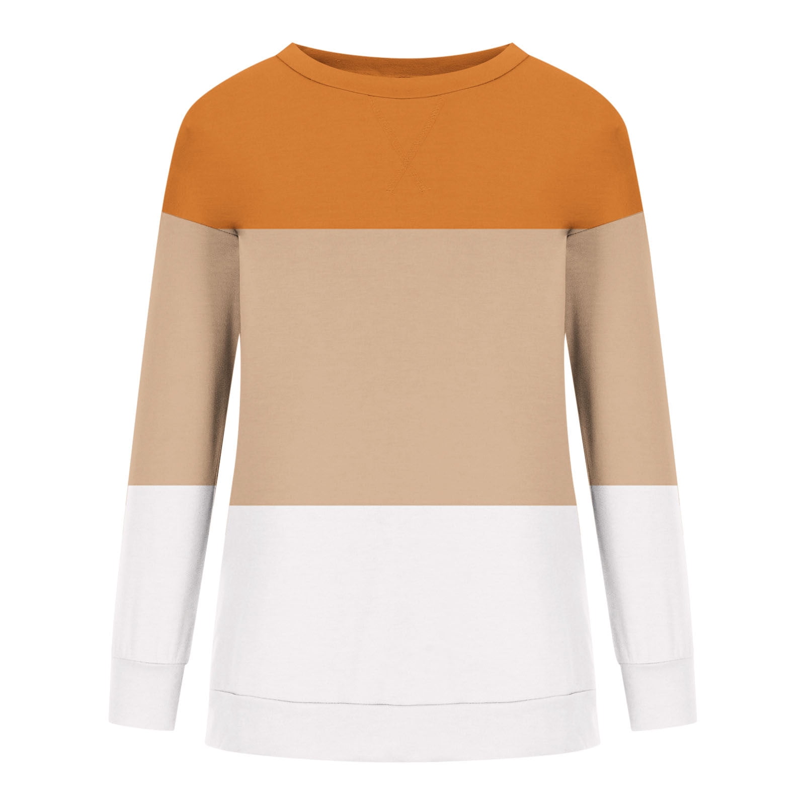 Womens Sweatshirt Clearance Crew Neck Sweatshirt Cute Long Sleeve Tops ...