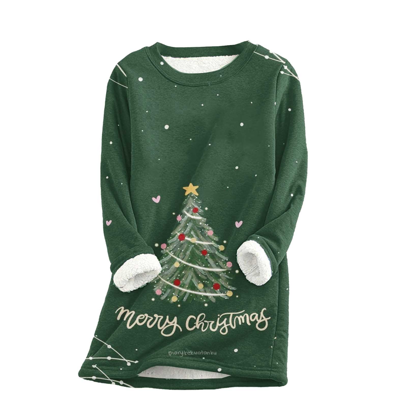 Womens Sweatshirts Hoodies Winter Fall Clothes Crewneck Long Sleeve ...