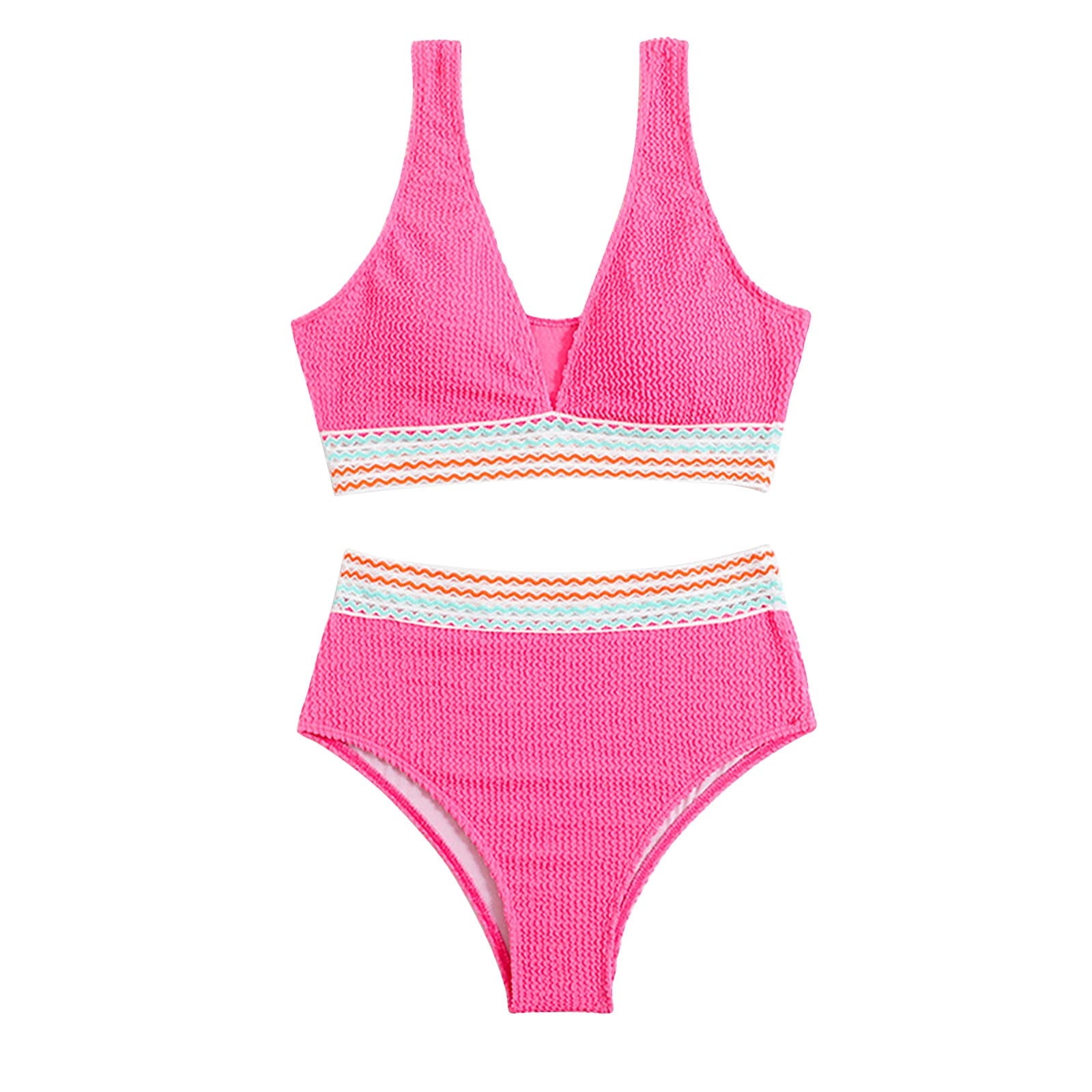 Womens Swimsuit Shorts and Top Bathing Suit for Women 2 Piece Bikini ...