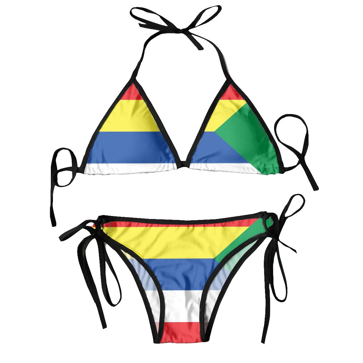 Womens Swimwear Two Piece Vacation Outfits Bikinis Sets Flag Of Druze ...