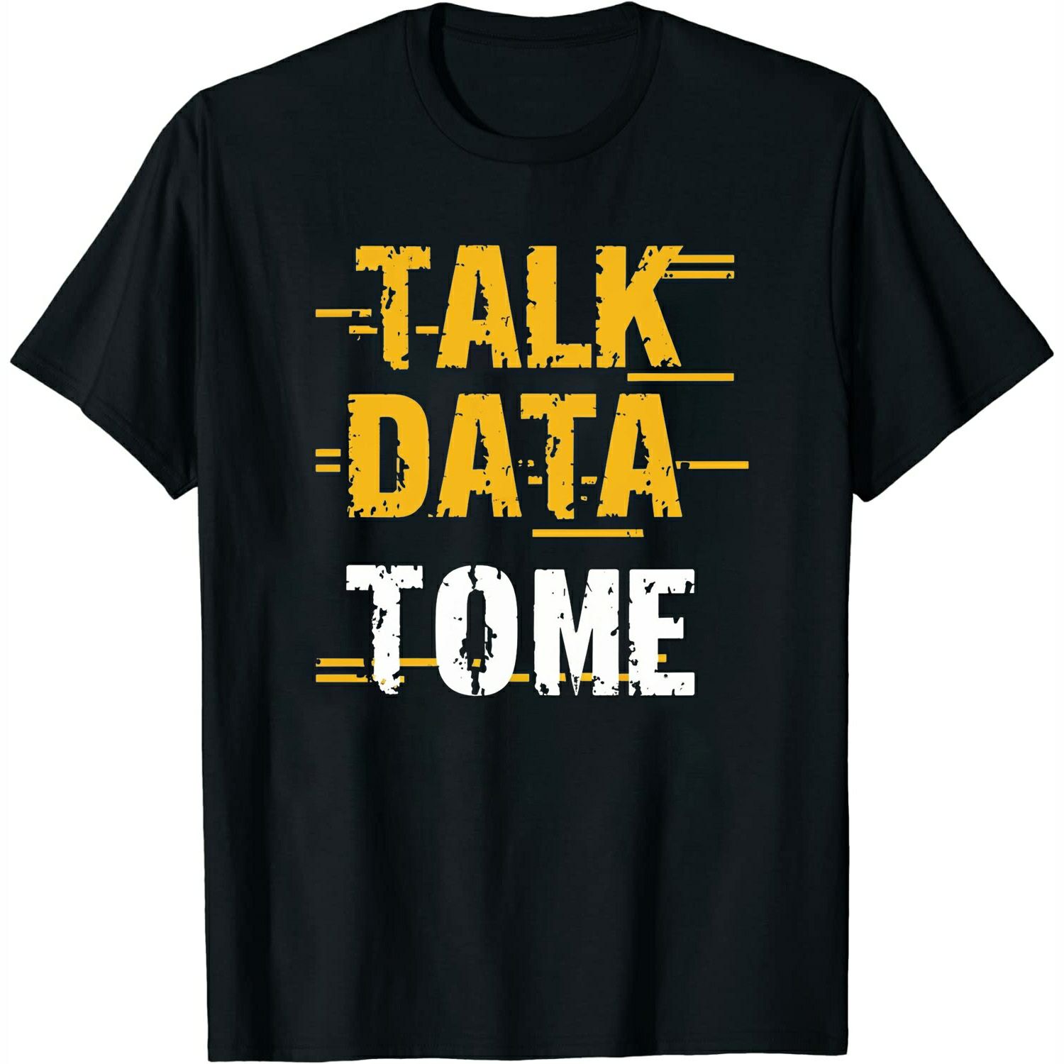 Womens Talk Data To Me Funny Statistics Nerd Tech Gift Crew Neck T ...