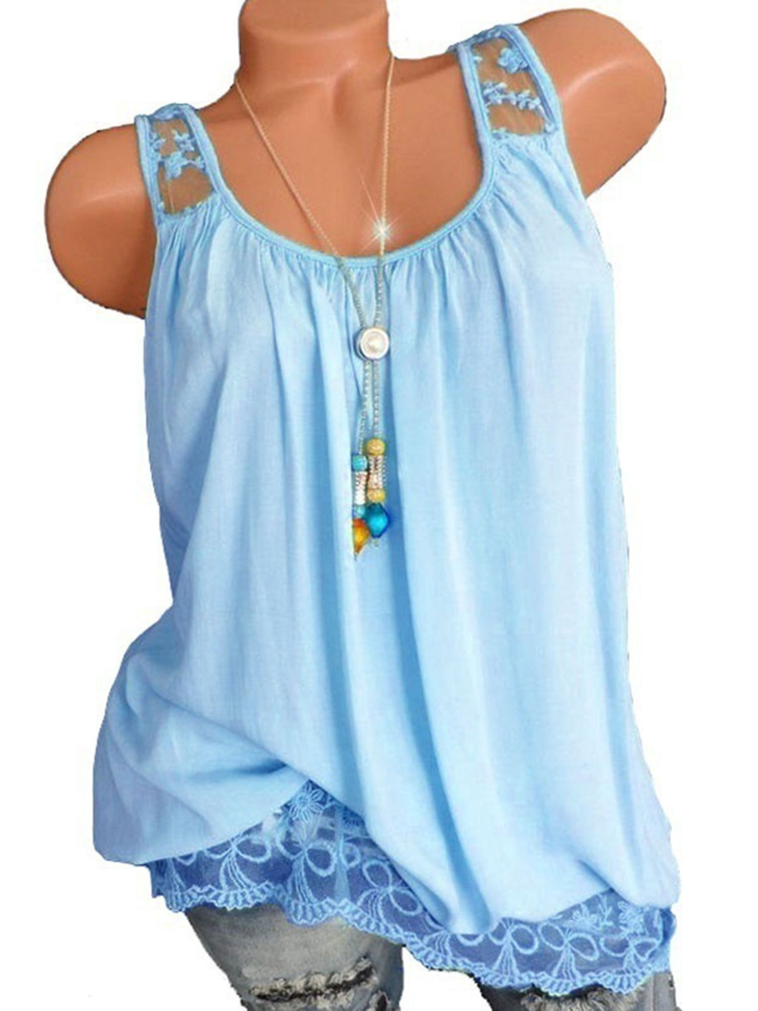 Women's Plus-Size Essential Layering Tank - Walmart.com