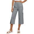 Womens Tear Away Breakaway Capris Post Surgery Recovery Hip Knee Ankle ...