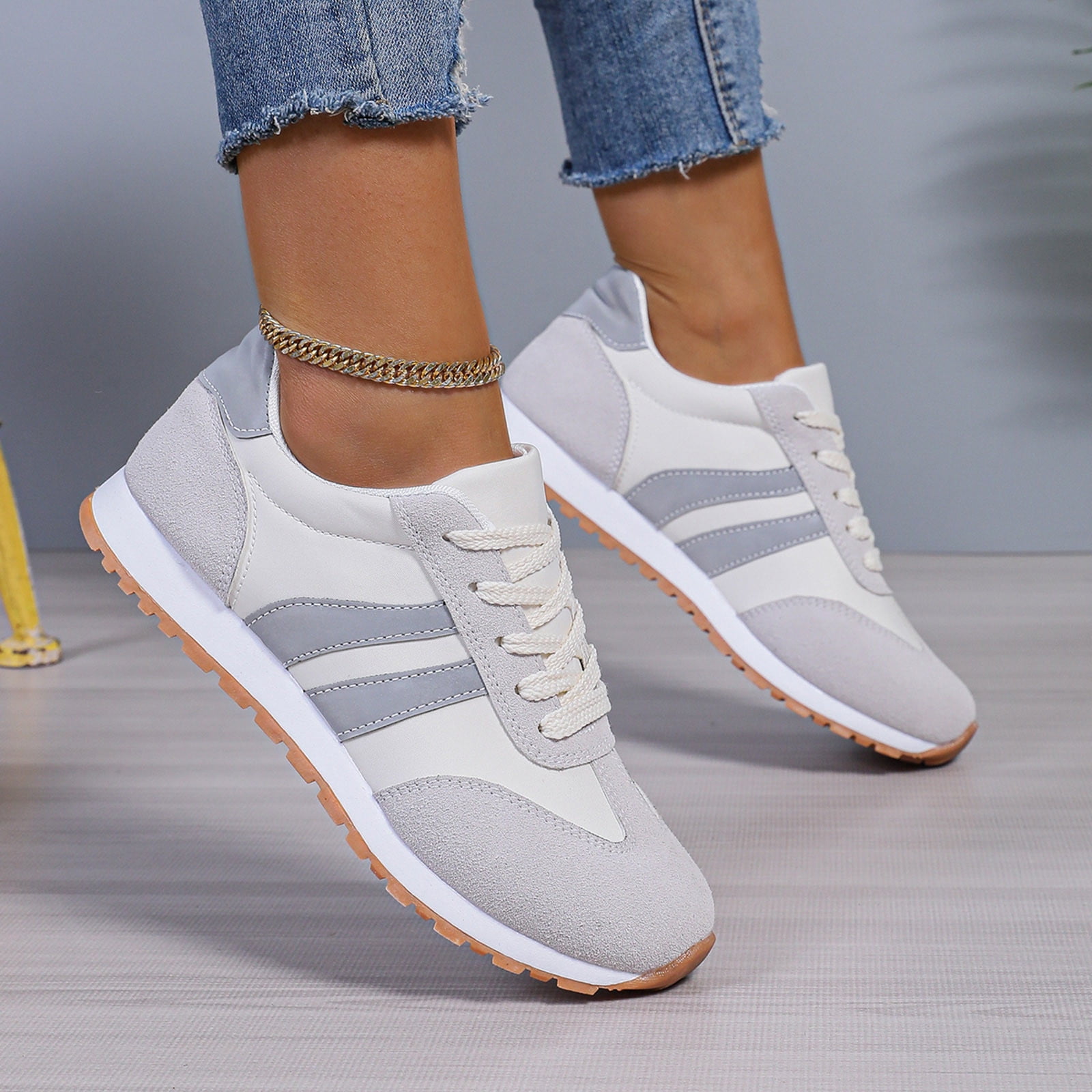 Womens Tennis Shoes Platform Clearance Neutral Lightweight Running ...