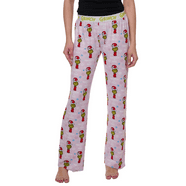 Dr. Seuss Women's The Grinch Who Stole Christmas Santa Fleece Buffalo Plaid Sleep Pajama 2 Piece ...