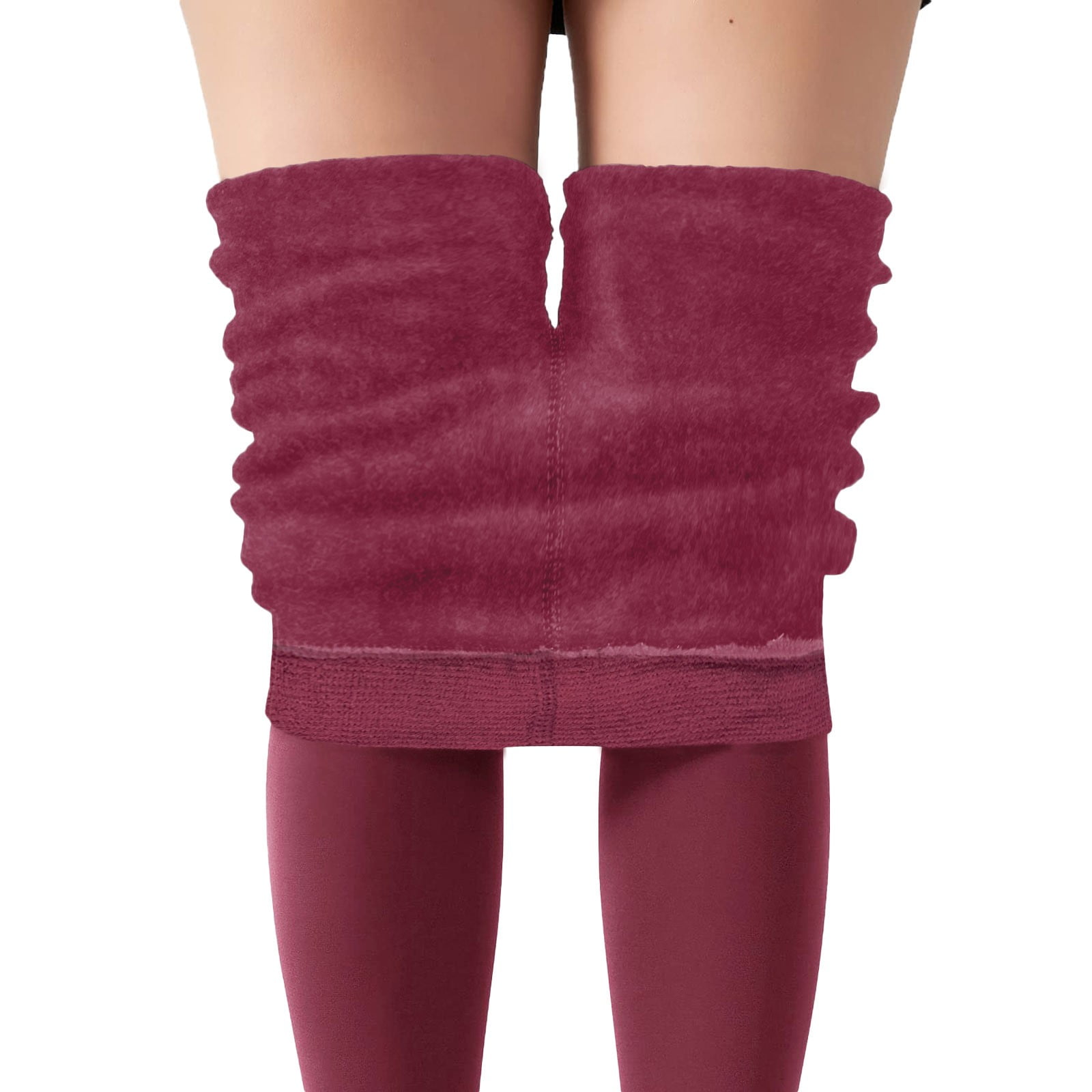 Womens Thermal Underwear Bottoms Fleece Lined Leggings Winter Warm ...