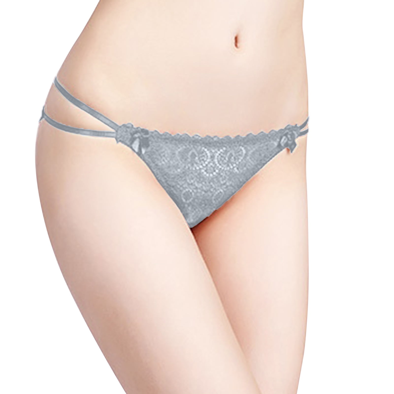 Womens Thong Lace Panties Sexy Sports Strap Low Waist Panties Big Pads for Women plus Size ...