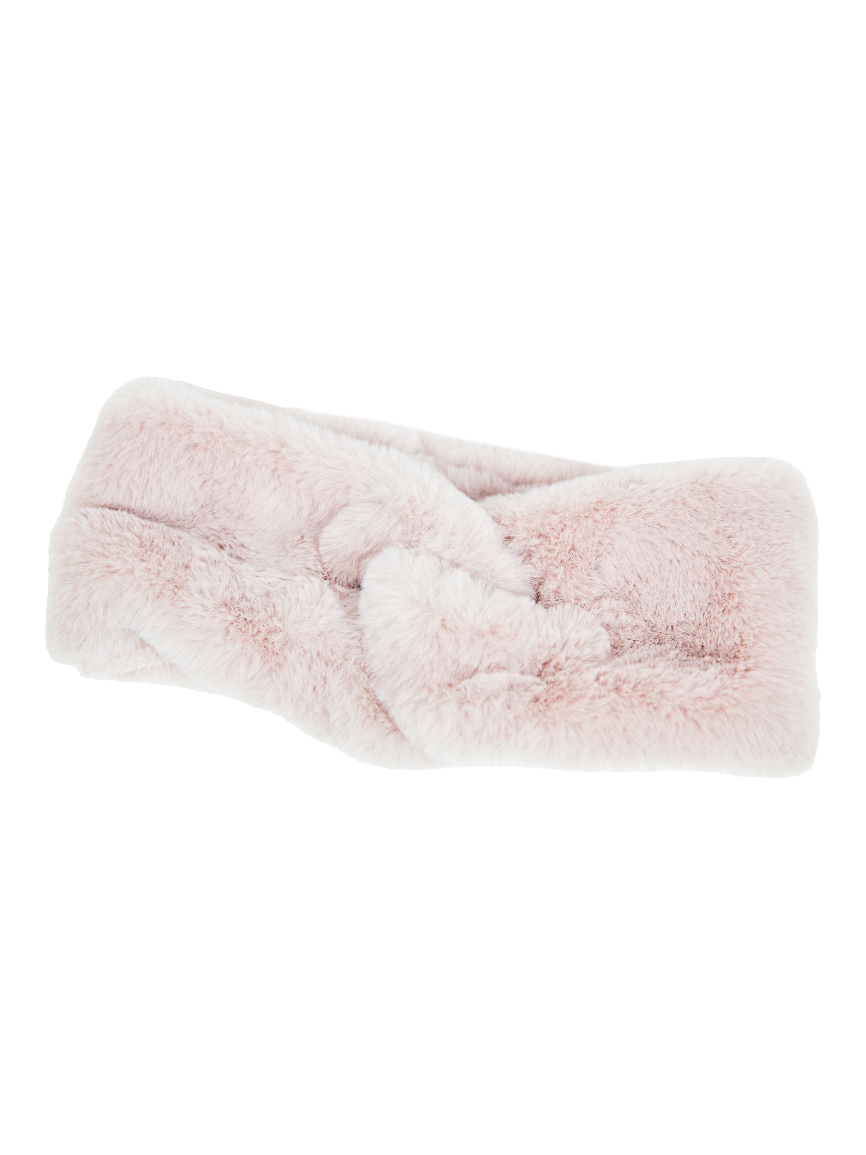 Time and Tru Women's Faux Fur Headwrap, Pink - Walmart.com