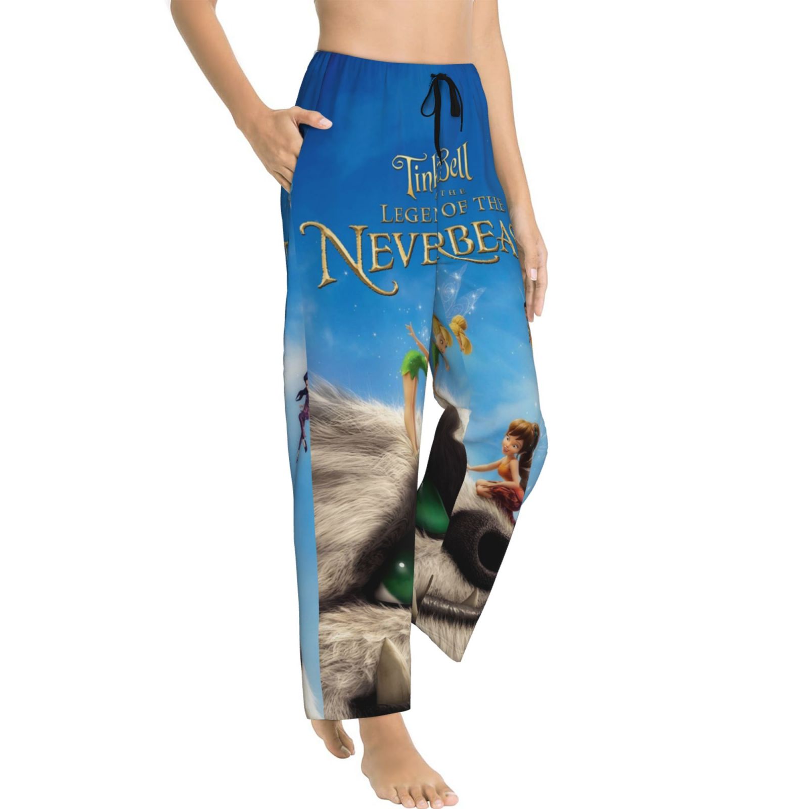 Womens Tinker-bel Legend of the Never Beast Pajama Pants Soft ...