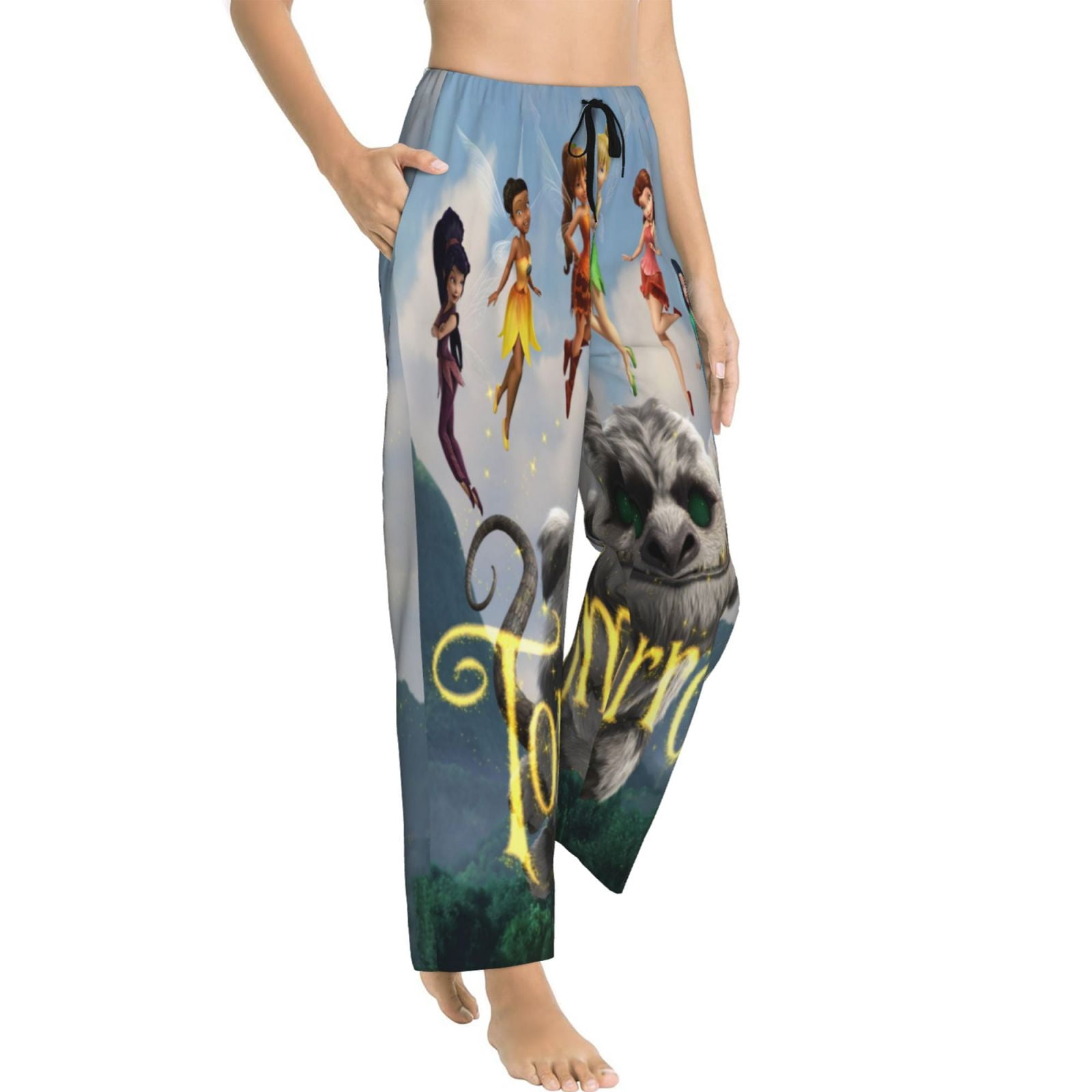 Womens Tinker-bel Legend of the Never Beast Pajama Pants Soft ...