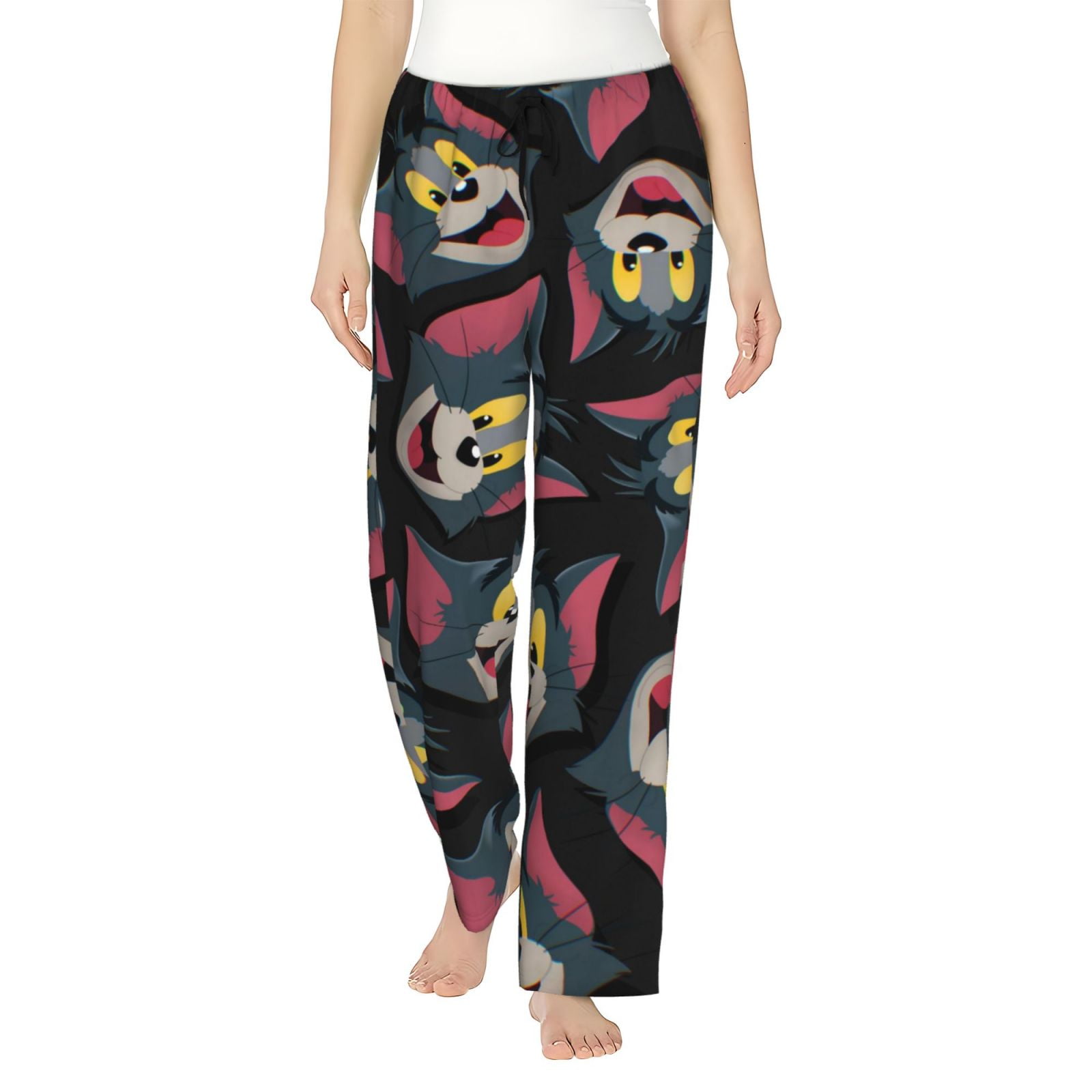 Womens Tom Cat Jerly Pajama Pants Lounge Pants Super Soft Pajama ...