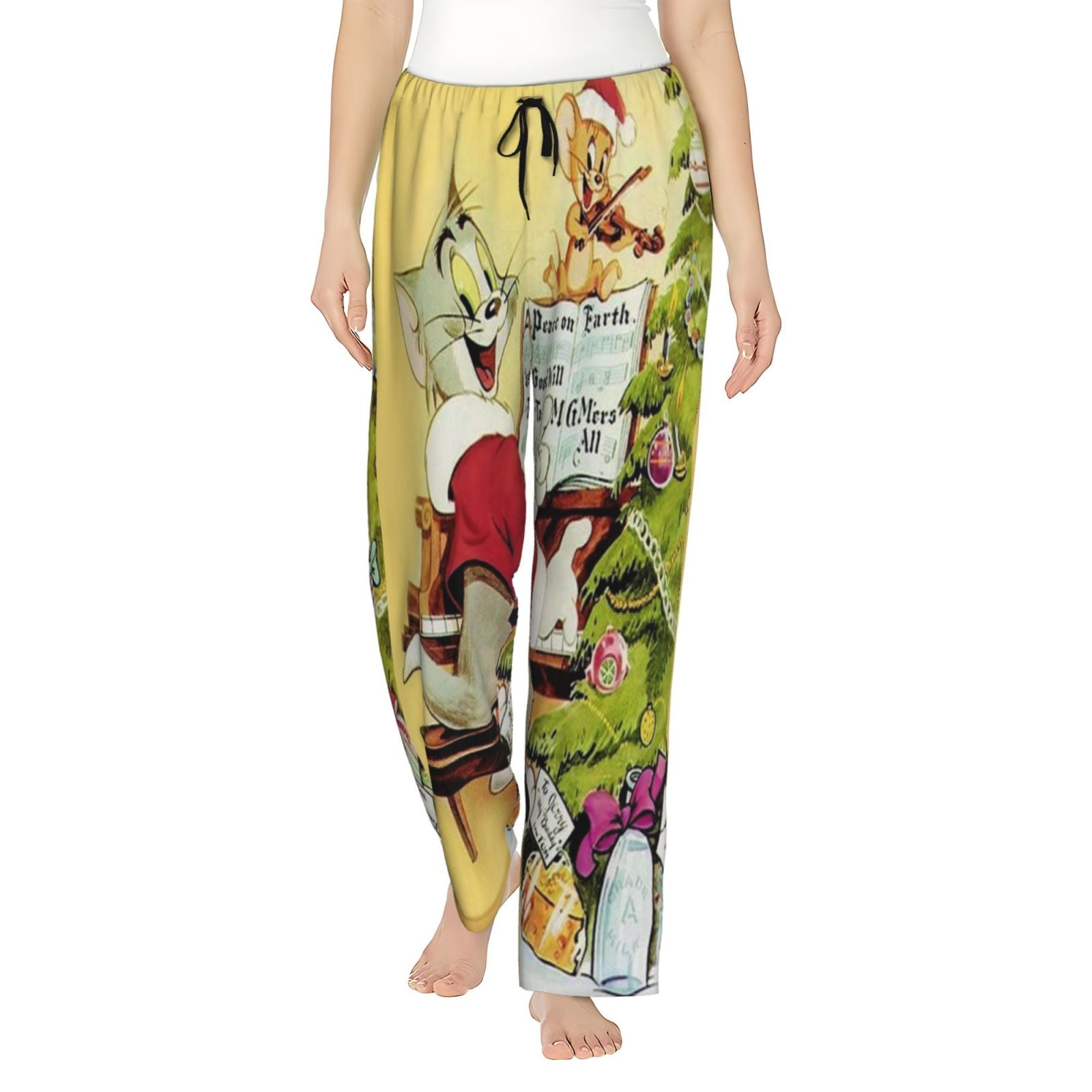 Womens Tom Cat Jerly Pajama Pants Lounge Pants Super Soft Pajama ...