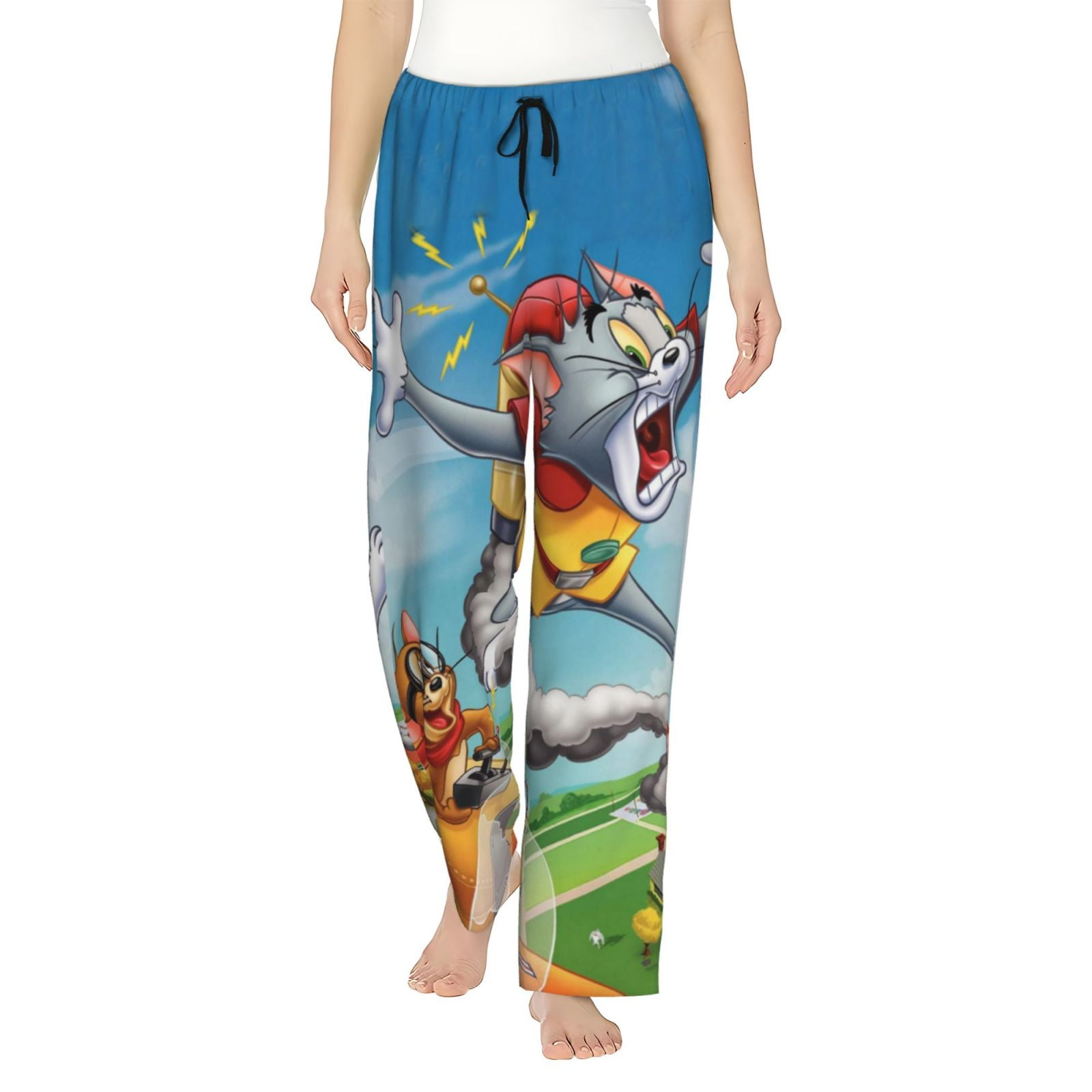 Womens Tom Cat Jerly Pajama Pants Lounge Pants Super Soft Pajama ...
