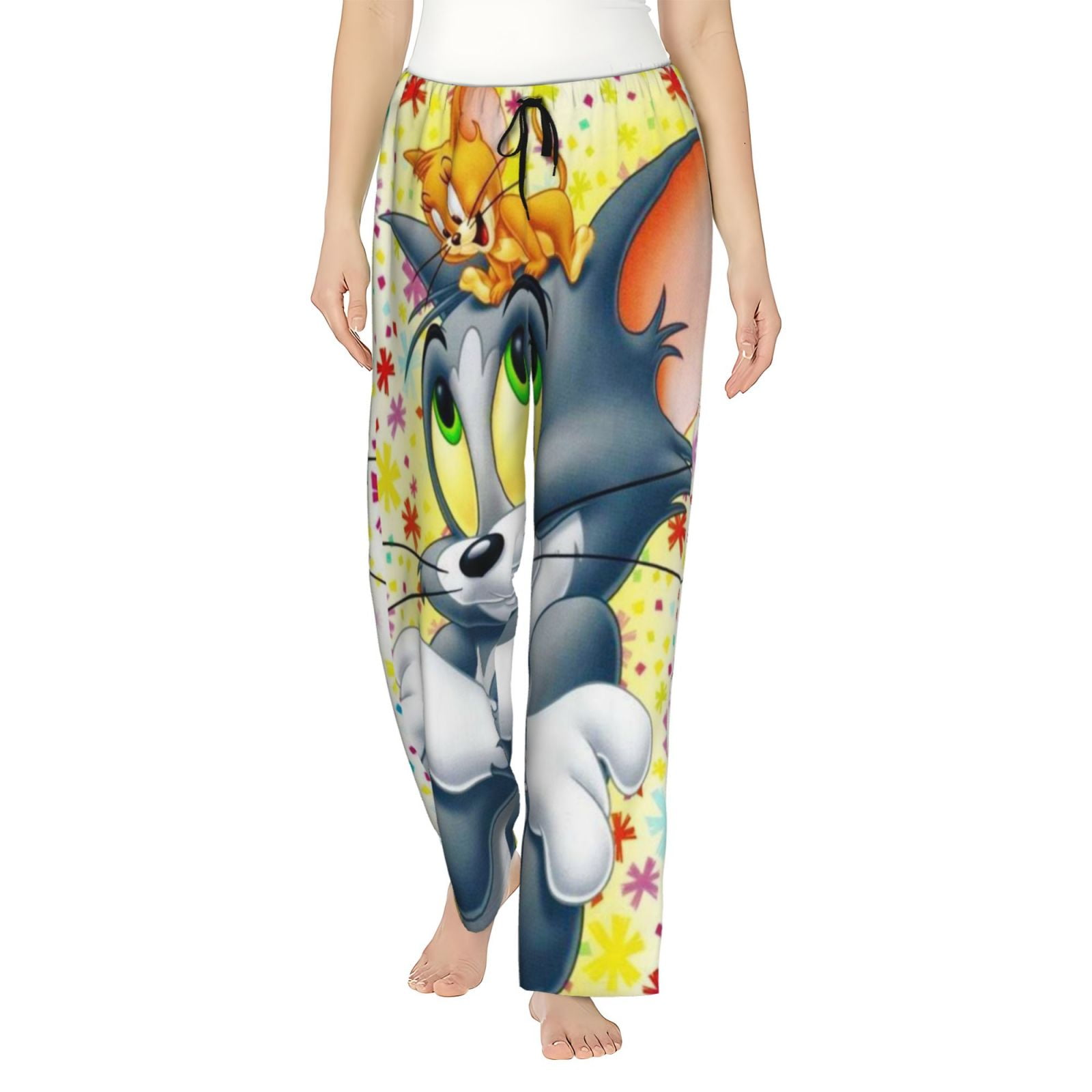 Womens Tom Cat Jerly Pajama Pants Lounge Pants Super Soft Pajama ...